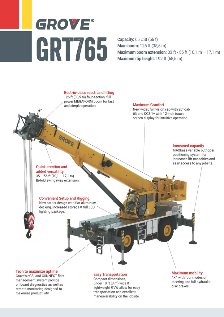 Grove Brochures | Cleveland Crane | Bedford Heights, OH