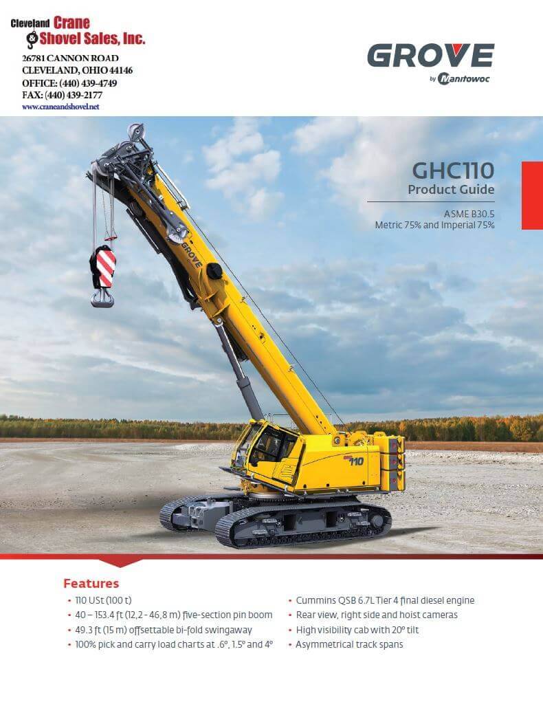 Grove Brochures | Cleveland Crane | Bedford Heights, OH