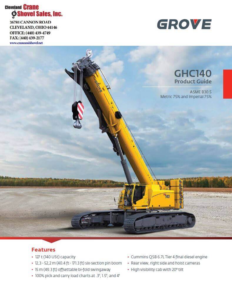 Grove Brochures | Cleveland Crane | Bedford Heights, OH