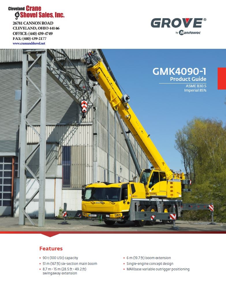 Grove Brochures | Cleveland Crane | Bedford Heights, OH
