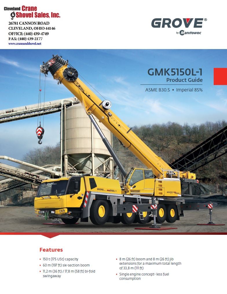 Grove Brochures | Cleveland Crane | Bedford Heights, OH