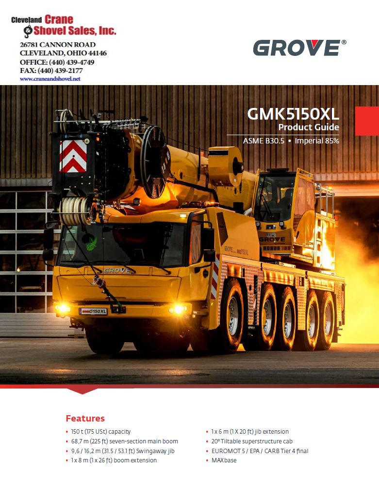 Grove Brochures | Cleveland Crane | Bedford Heights, OH