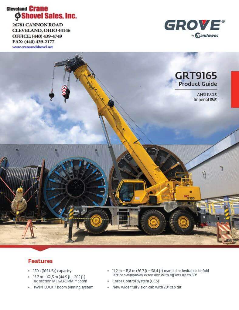 Grove Brochures | Cleveland Crane | Bedford Heights, OH