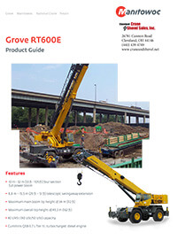 Grove Brochures | Cleveland Crane | Bedford Heights, OH