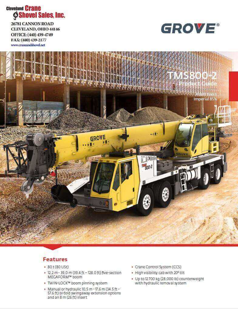 Grove Brochures | Cleveland Crane | Bedford Heights, OH