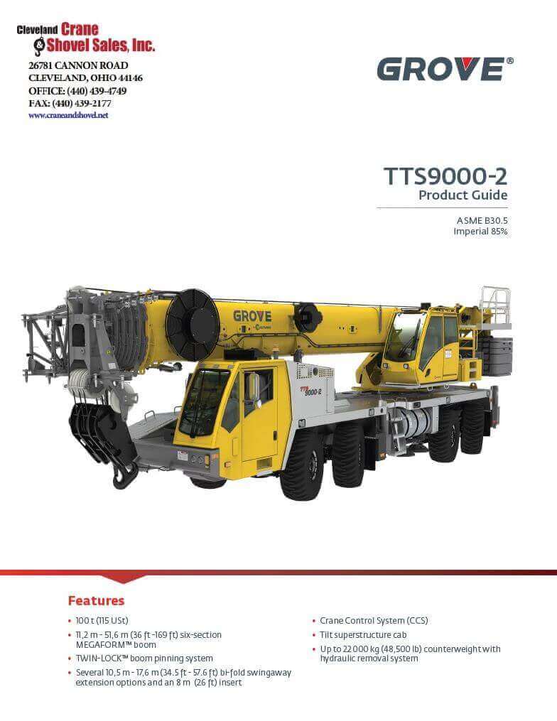Grove Brochures | Cleveland Crane | Bedford Heights, OH