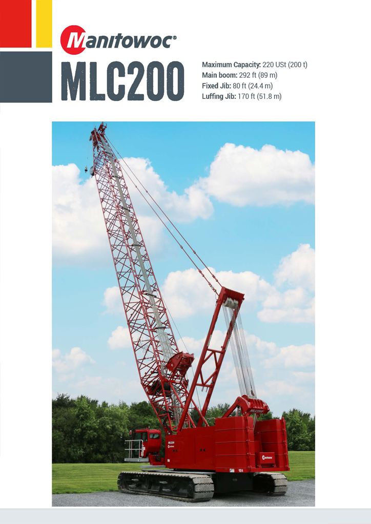 Manitowoc Brochures | Cleveland Crane | Bedford Heights, OH